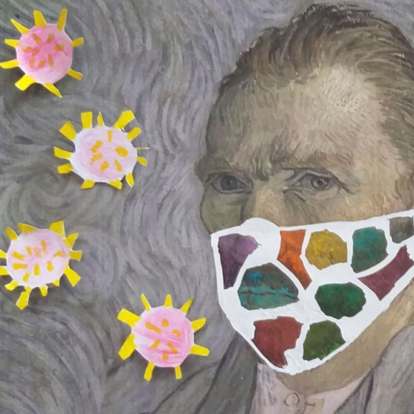 Arts plastiques : Le Covid s’expose. - Collège Max Jacob