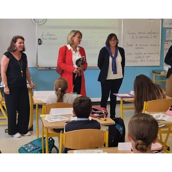 RENTREE 2024 : La Directrice académique à Max Jacob - Collège Max Jacob