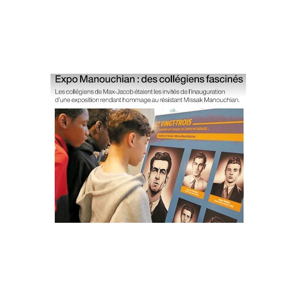 Dans la presse : Max Jacob à l’exposition « Manouchian » - Collège Max ...